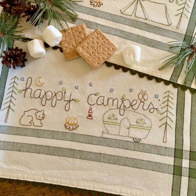 Embroidery Pattern Camper - Etsy