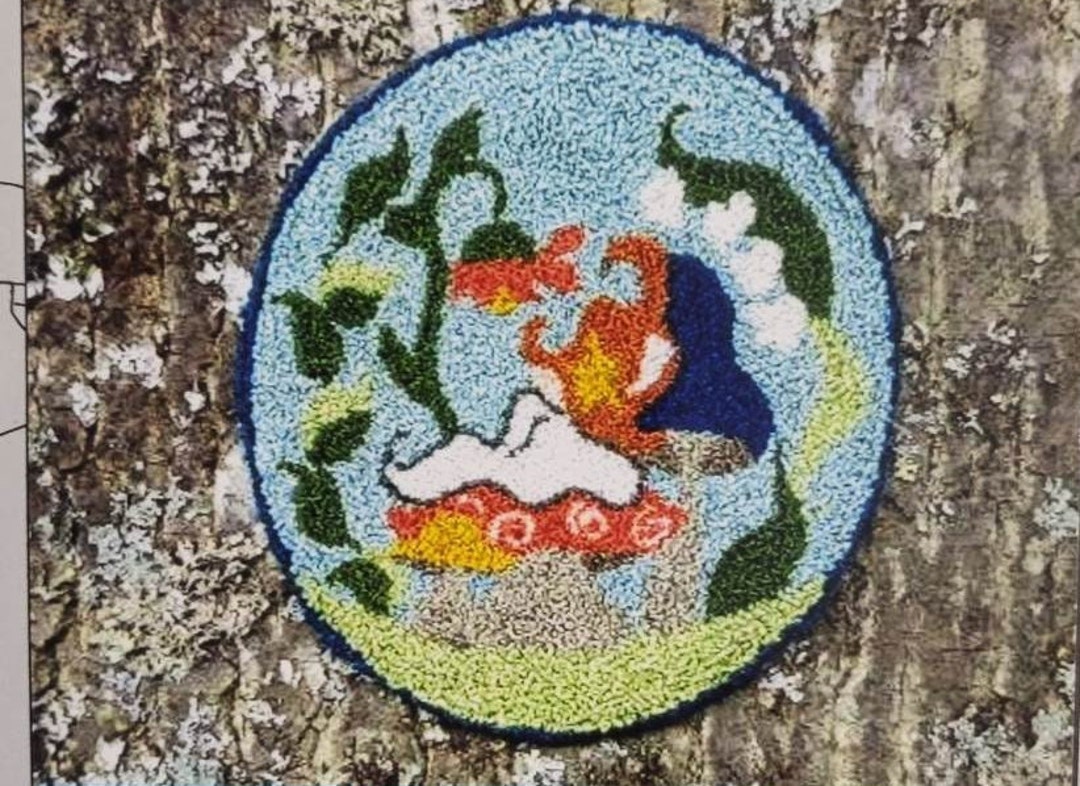 Lazy Dayz Gnome ~ Punch Needle PATTERN ABS121 - Etsy