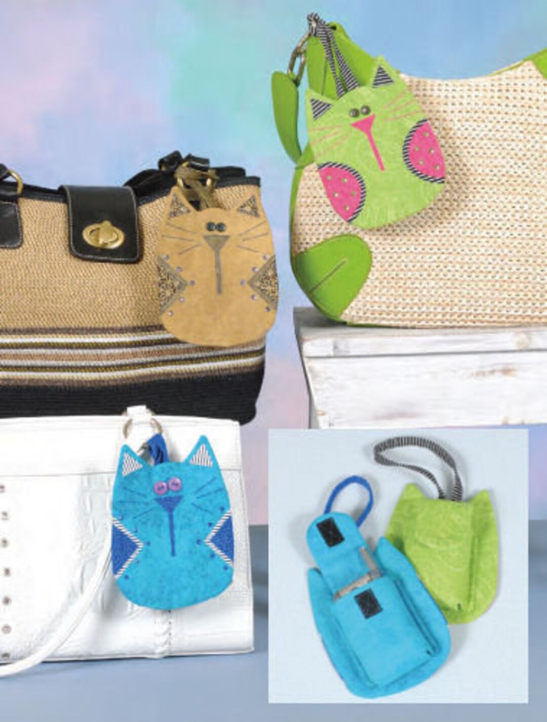 Cell Phone Catty's ~ PATTERN CG134 - Etsy