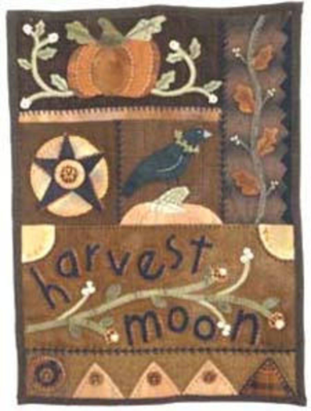 Harvest Moon - Primitive Quilt PATTERN - HTH304 - Etsy