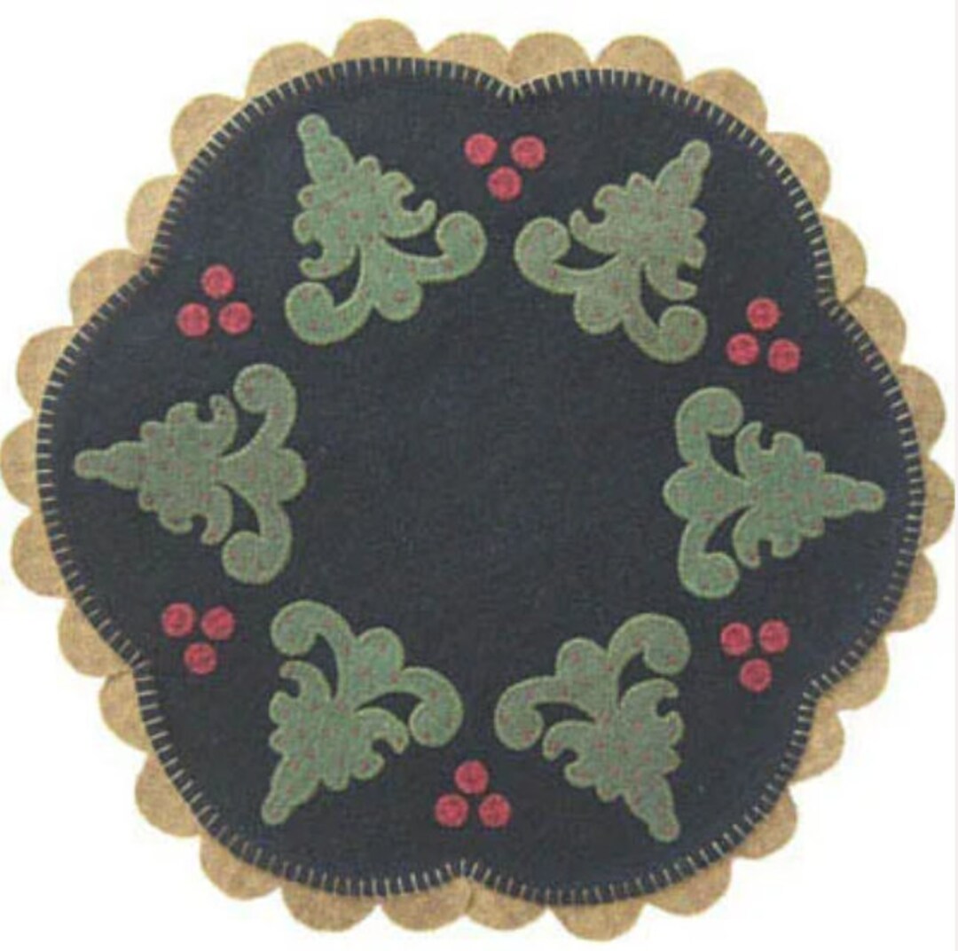 Oh Christmas Tree ~ Wool Applique PATTERN LAS401 - Etsy