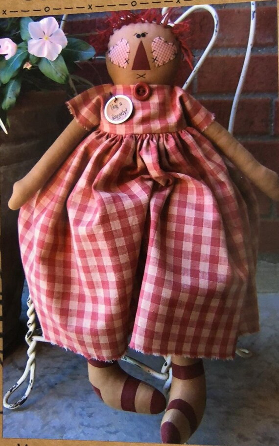 Hug a Raggedy Rag Doll PATTERN CK41 | Etsy