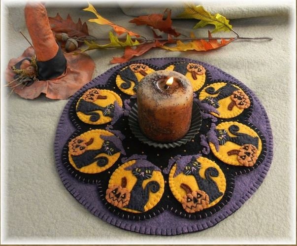 Spooky Halloween - Wool Applique PATTERN -PLP159 - Etsy
