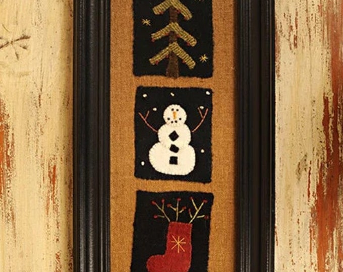 Woodland Winter ~ Wool Applique PATTERN BPJ303 - Etsy