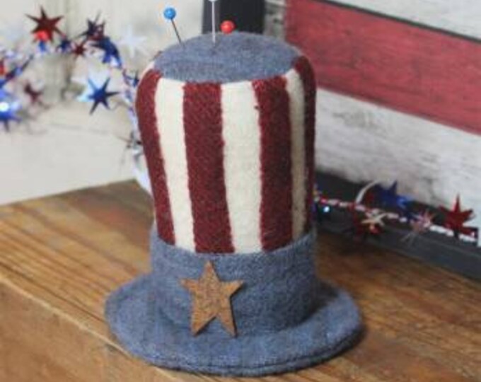 Primitive Pincushion PATTERN Uncle Sam Hat CWC646 | Etsy