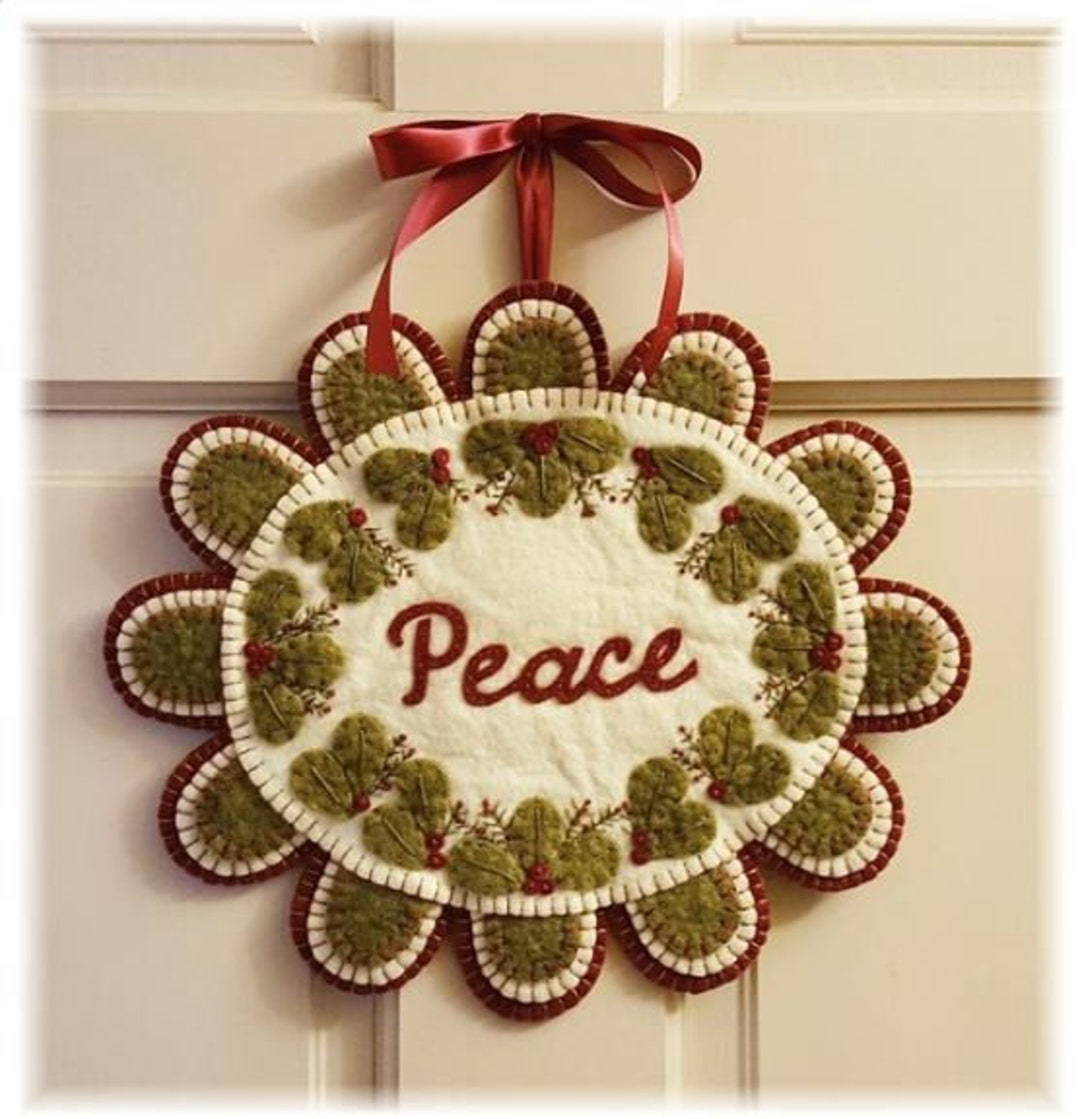 My Christmas Wish - Wool Applique PATTERN - PLP200 - Etsy