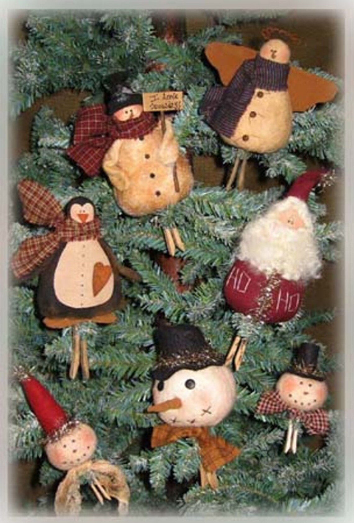 Clothespin Ornies PATTERN CF715 - Etsy