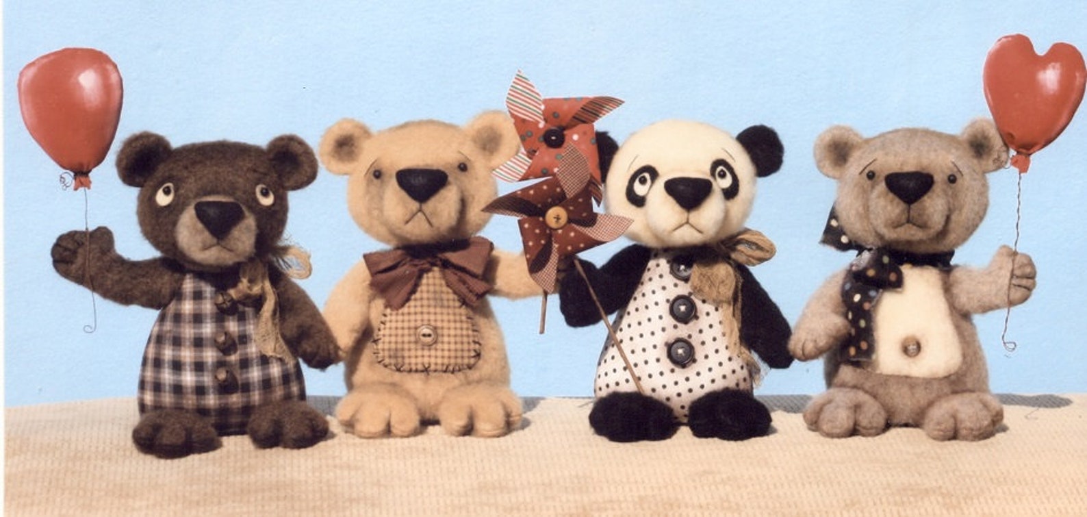 Bear Buddies - Teddy Bear PATTERN HHF378 - Etsy