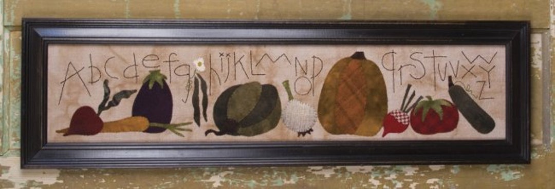 Alphabet Stew ~ Wool Applique PATTERN TTB206 - Etsy