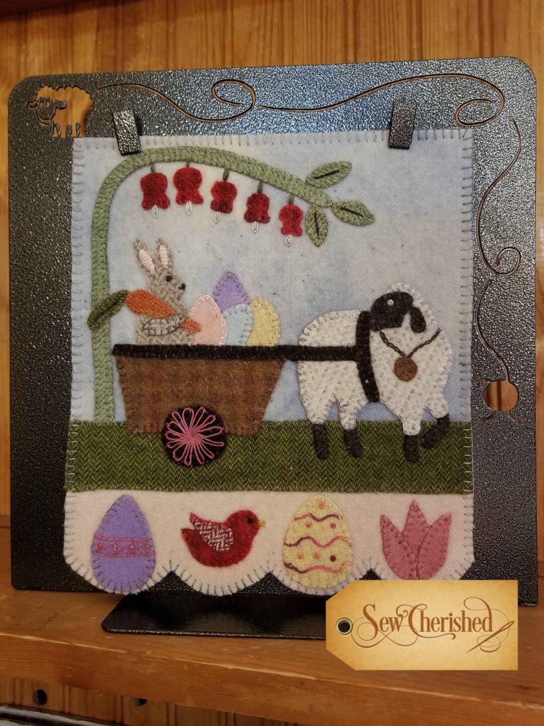 Simply Sheep April Wool Applique PATTERN SCH145 - Etsy
