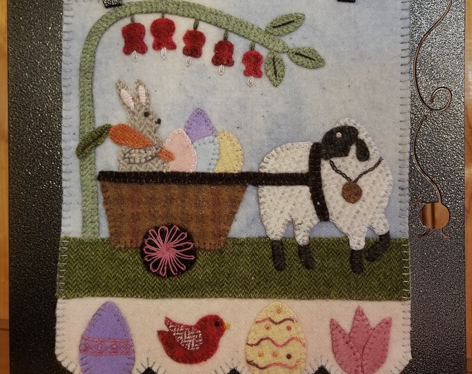 Simply Sheep April Wool Applique PATTERN SCH145 - Etsy