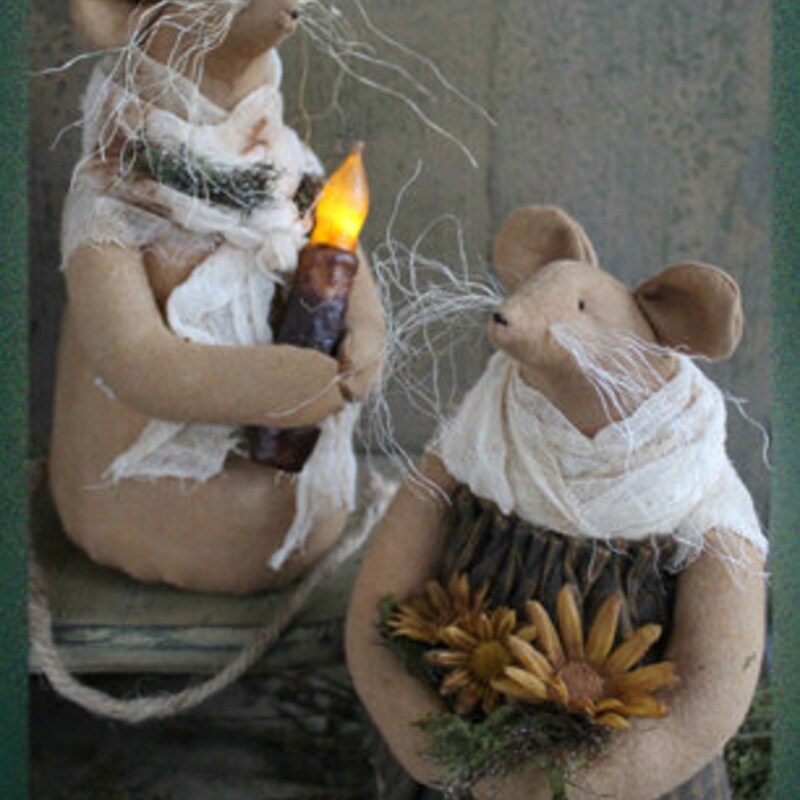 Primitive Mouse - Etsy