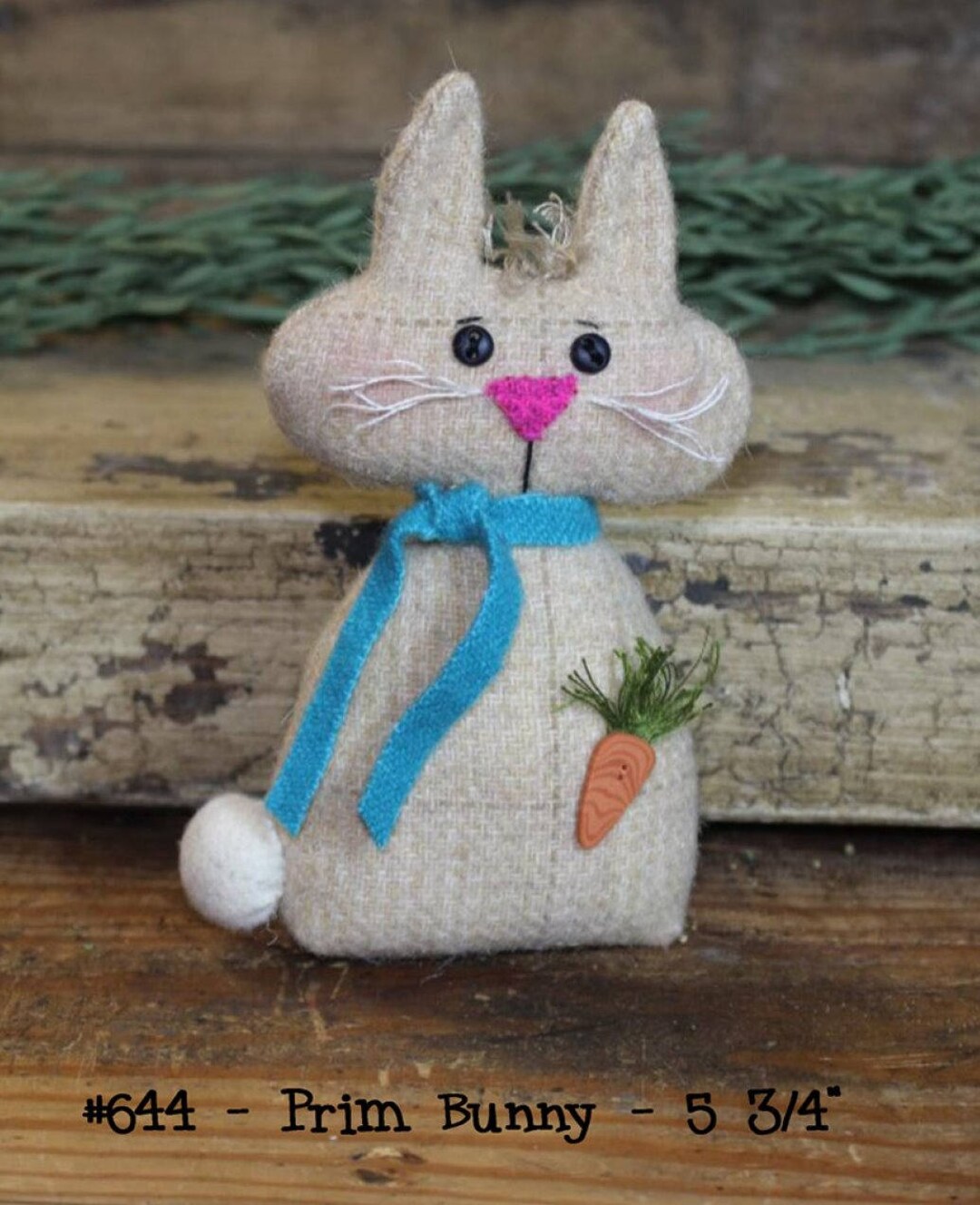 Prim Bunny -pincushion PATTERN - CWC644 - Etsy