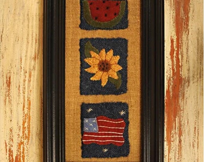 Follow Me to Bethlehem Primitive Wool Applique Nativity PATTERN BPJ357 ...