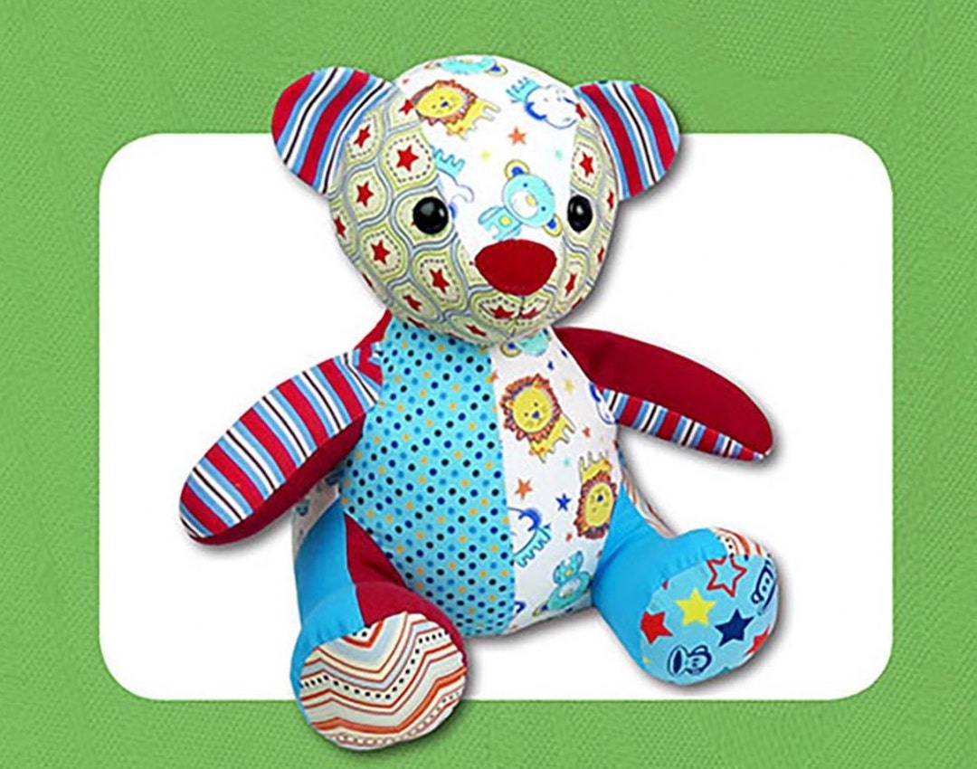 Melody Memory Bear cloth Teddy Bear PATTERN - Etsy