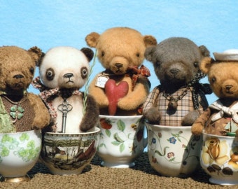 Teddy Bear Tea Cup - Etsy