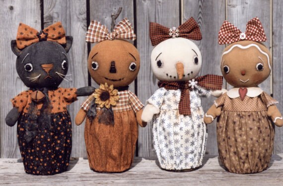 Stump-kins Cloth Doll PATTERN HHF415 - Etsy