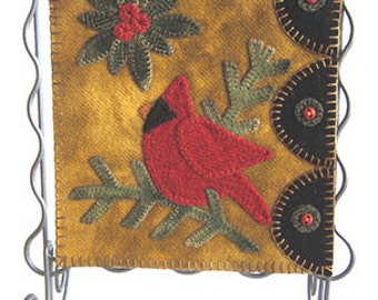 Simple Sheep August Wool Applique Banner PATTERN S SCH140 | Etsy