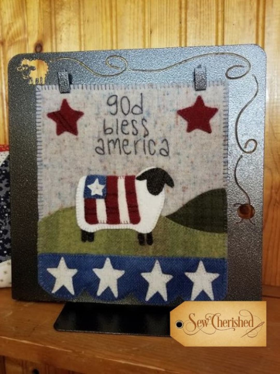 Simply Sheep July ~ Wool Applique PATTERN SCH146 - Etsy