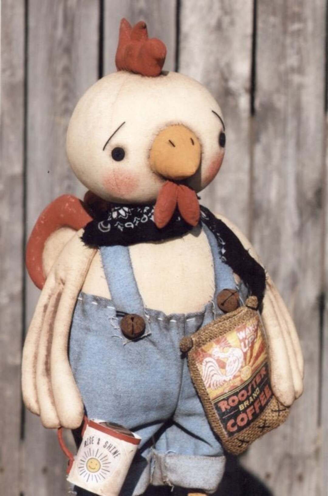 Brewster the Early Riser Rooster -cloth Doll PATTERN - HHF467 - Etsy