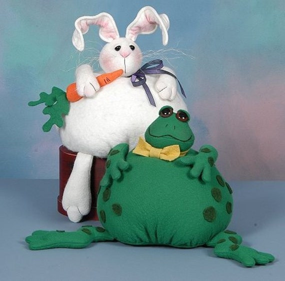 Mini Puffs Bud & Bunny Doll PATTERN CG106 | Etsy