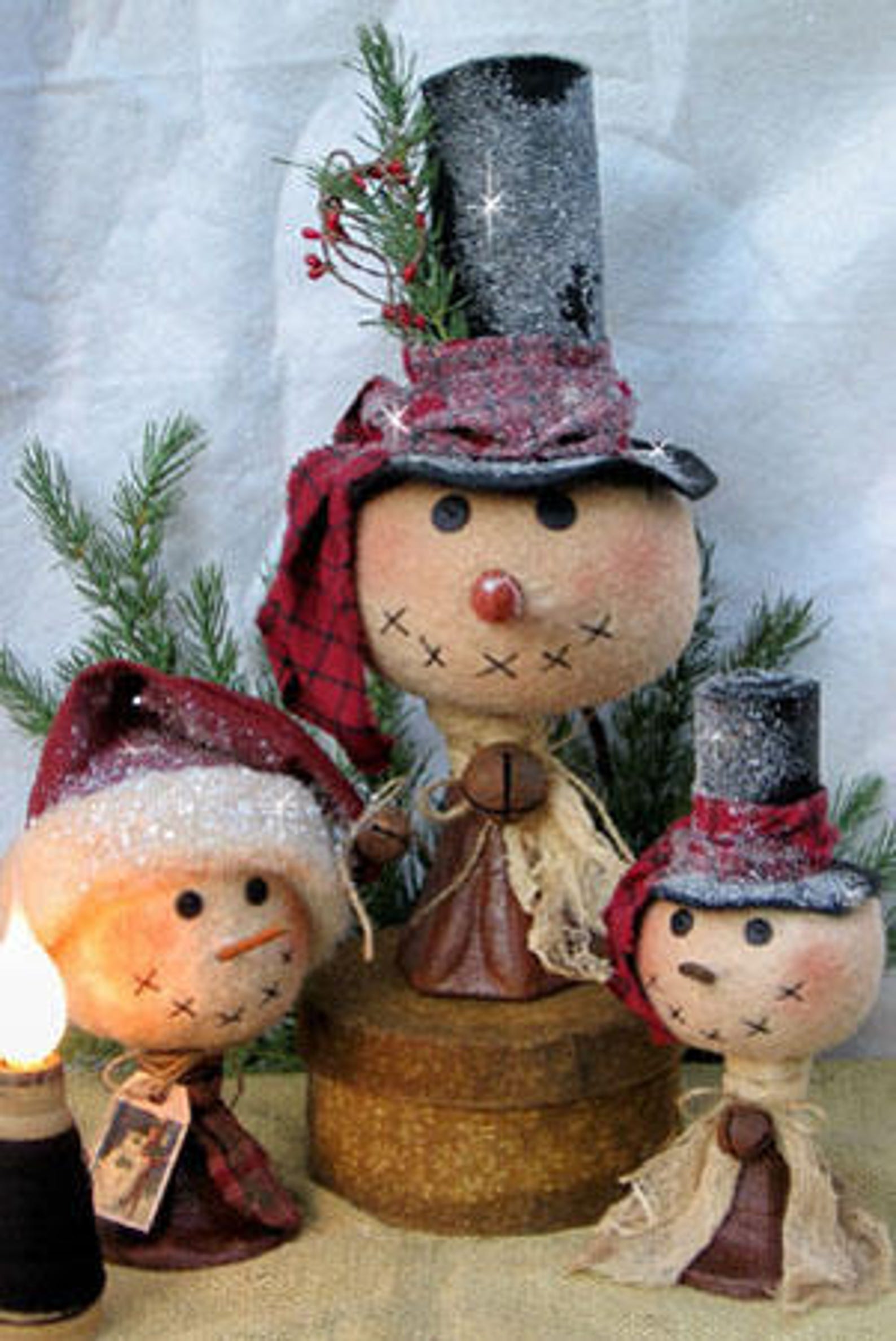 Snowman Make Do's Primitive Snowman PATTERN CF777 - Etsy
