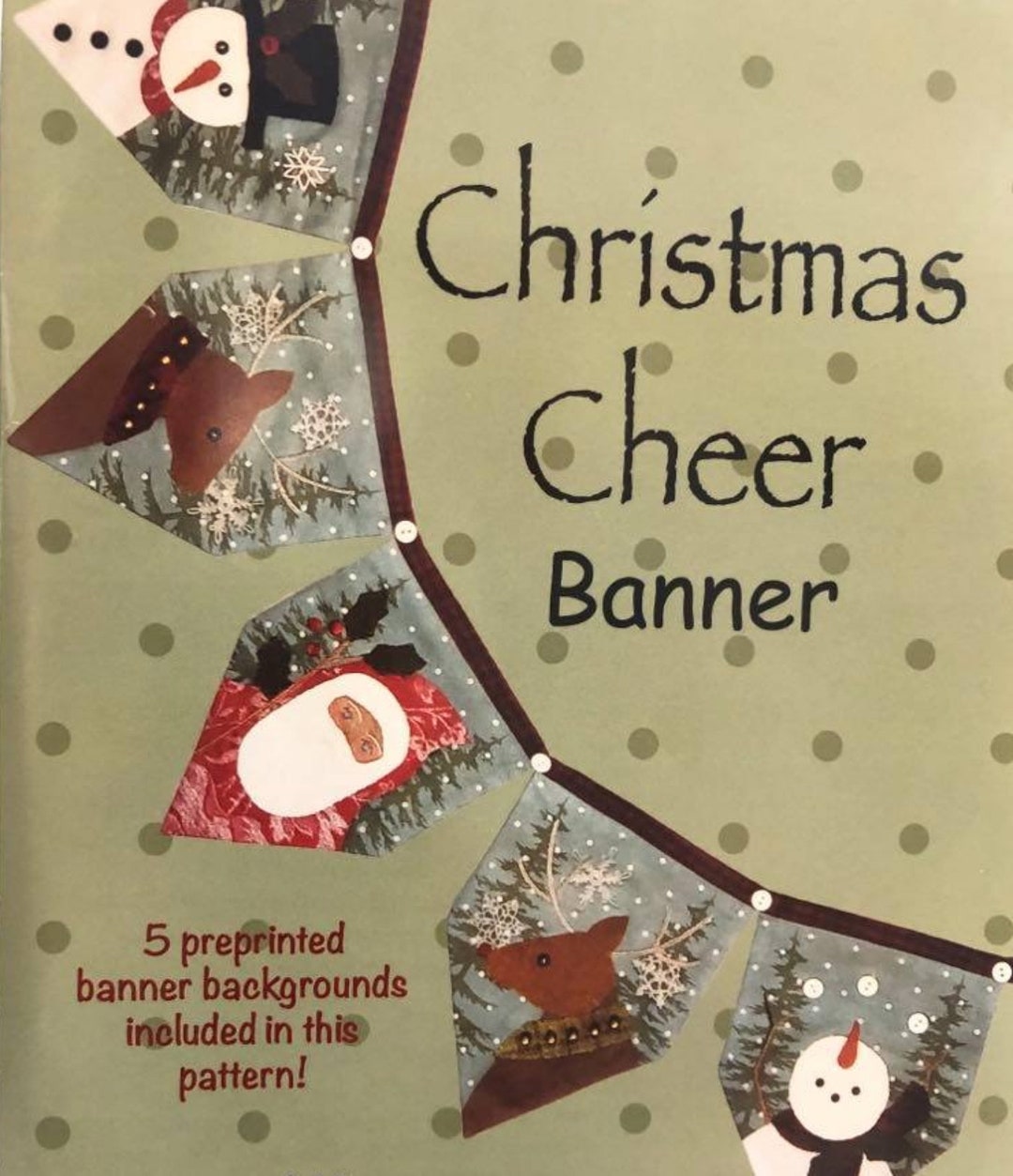 Christmas Cheer Banner - PATTERN ATN1909 - Etsy