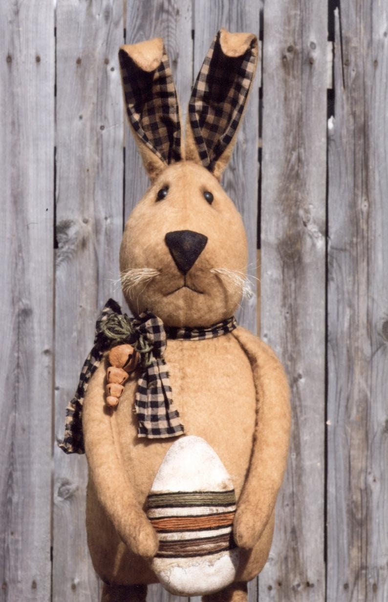 Standing Big Boy Bunny - Bunny PATTERN -HHF410 - Etsy