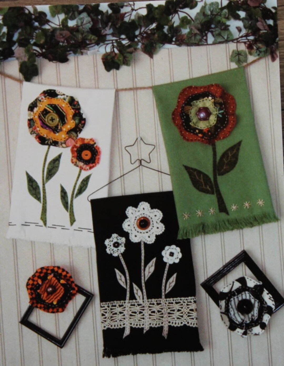 Vintage Garden - Applique Towel PATTERN KS285 - Etsy