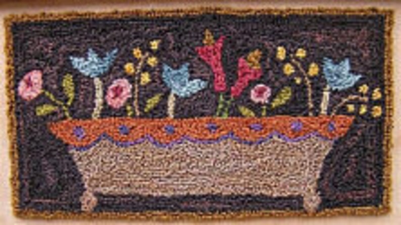 Copper Tub Primitive Punchneedle PATTERN TTB611 - Etsy