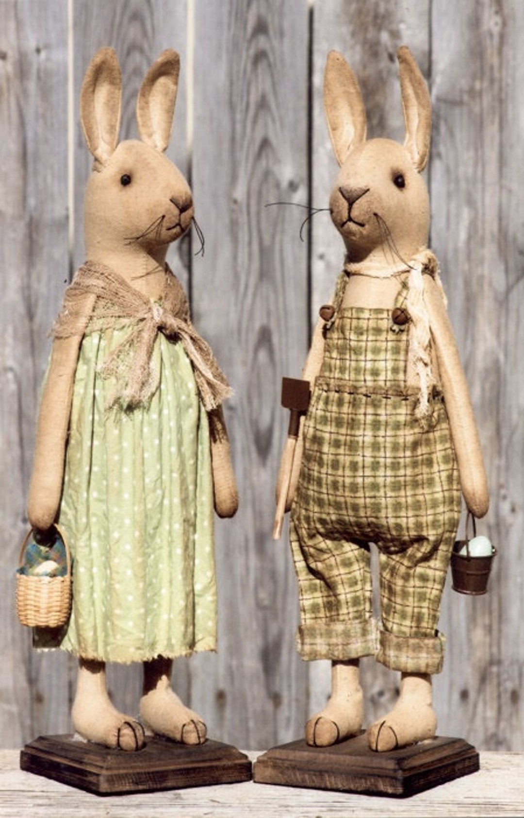 Clover & Cleveland Hare - Cloth Doll PATTERN -HHF 407 - Etsy