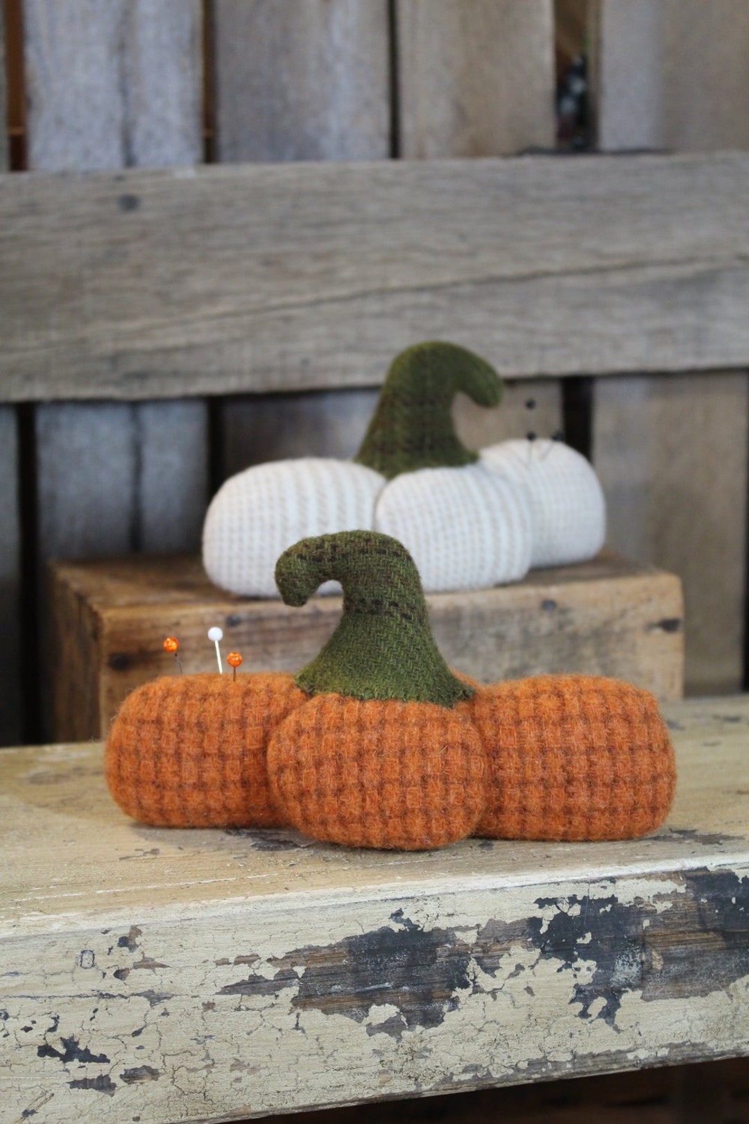 Autumn Harvest Pin Keep - Whimsical Pincushion PATTERN CWC651 - Etsy