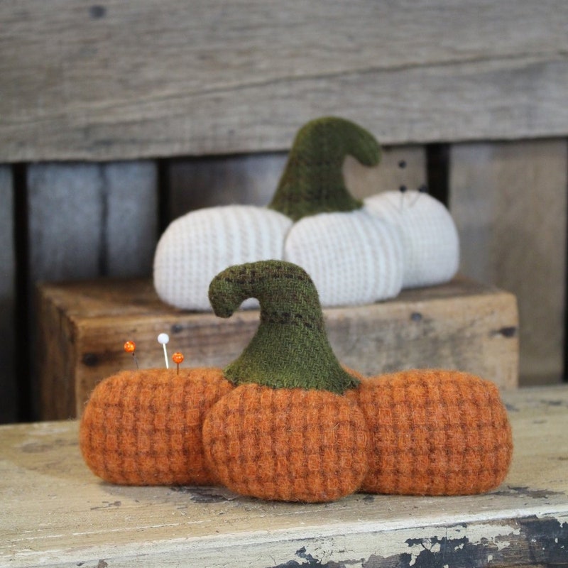 Pumpkin Pincushion - Etsy
