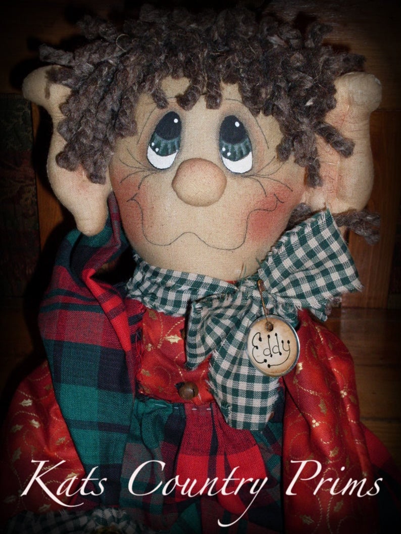 Eddy the Elf Elf PATTERN KCP106 - Etsy