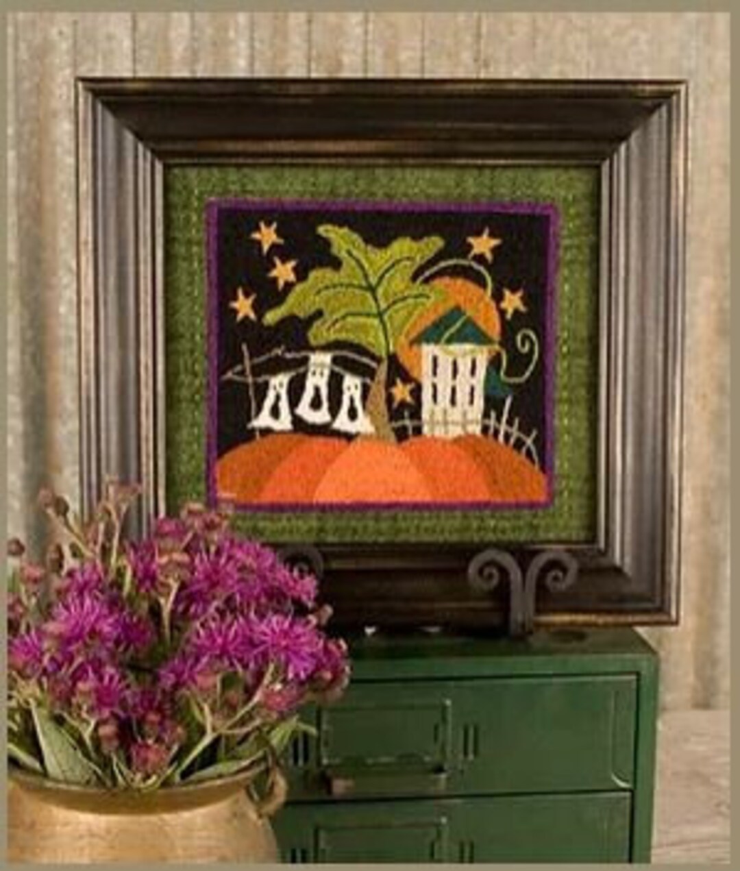 Pumpkin Hallow ~ Punchneedle PATTERN TTB684 - Etsy