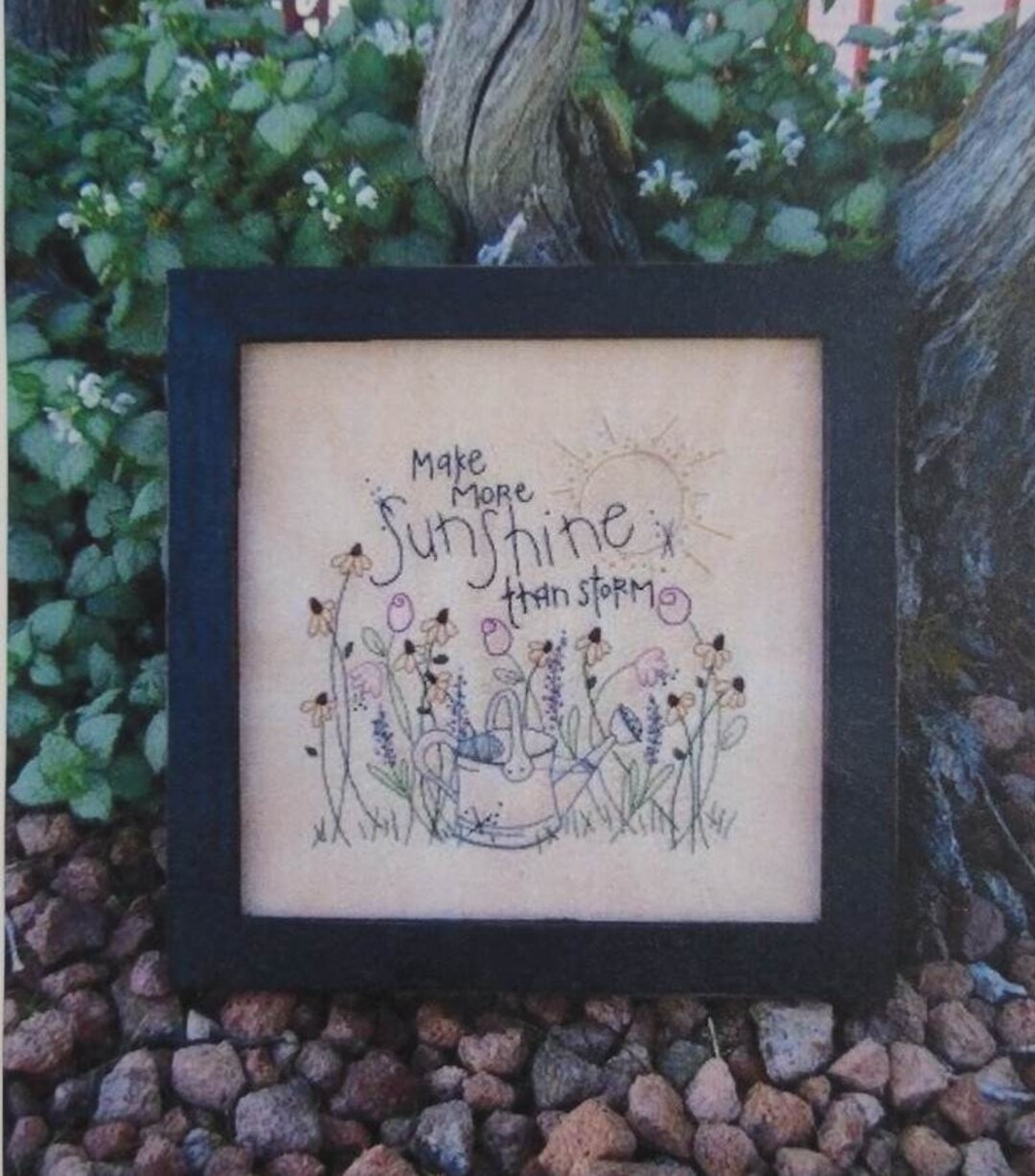 Sunshine ~ Embroidery PAPER PATTERN CS848 - Etsy
