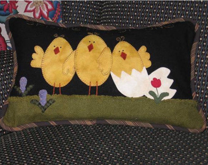 Spring Has Sprung - Wool Applique PATTERN - LAS600 - Etsy