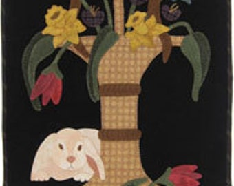 Geranium Beauty Wool Applique Pattern for Spring or Summer - Etsy