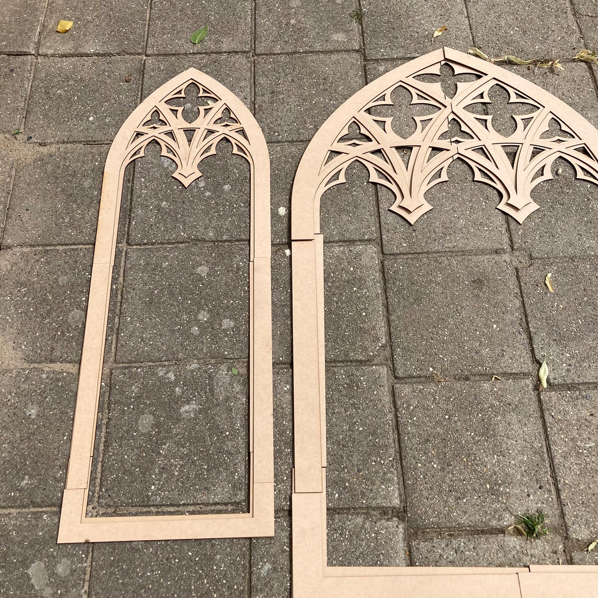 Extra Large Gothic Tracery Window Frame: Cathedral Arch Wall Decor - Etsy