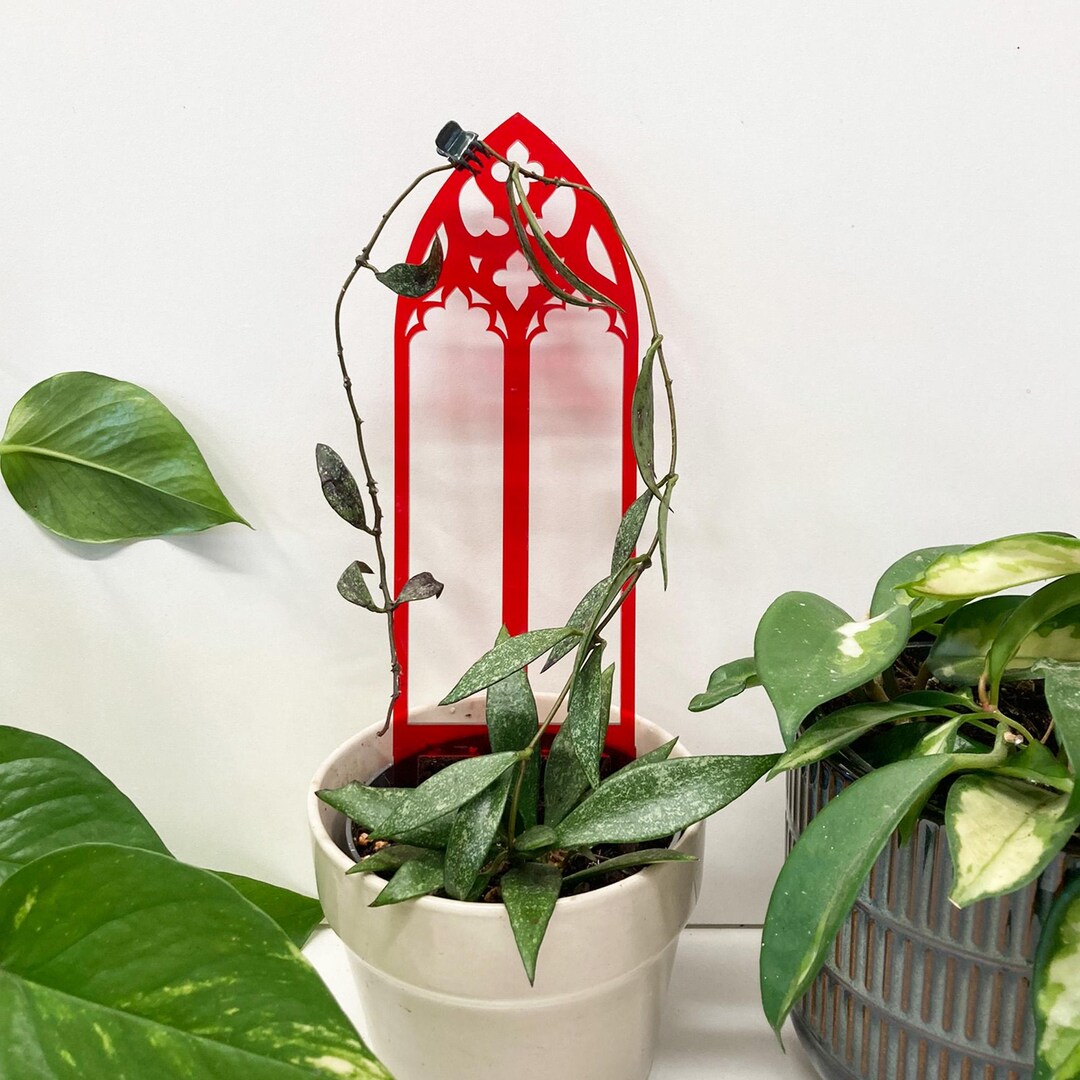Gothic Plant Trellis, Plant Support, Plant Lover Gift, Plant Stake ...
