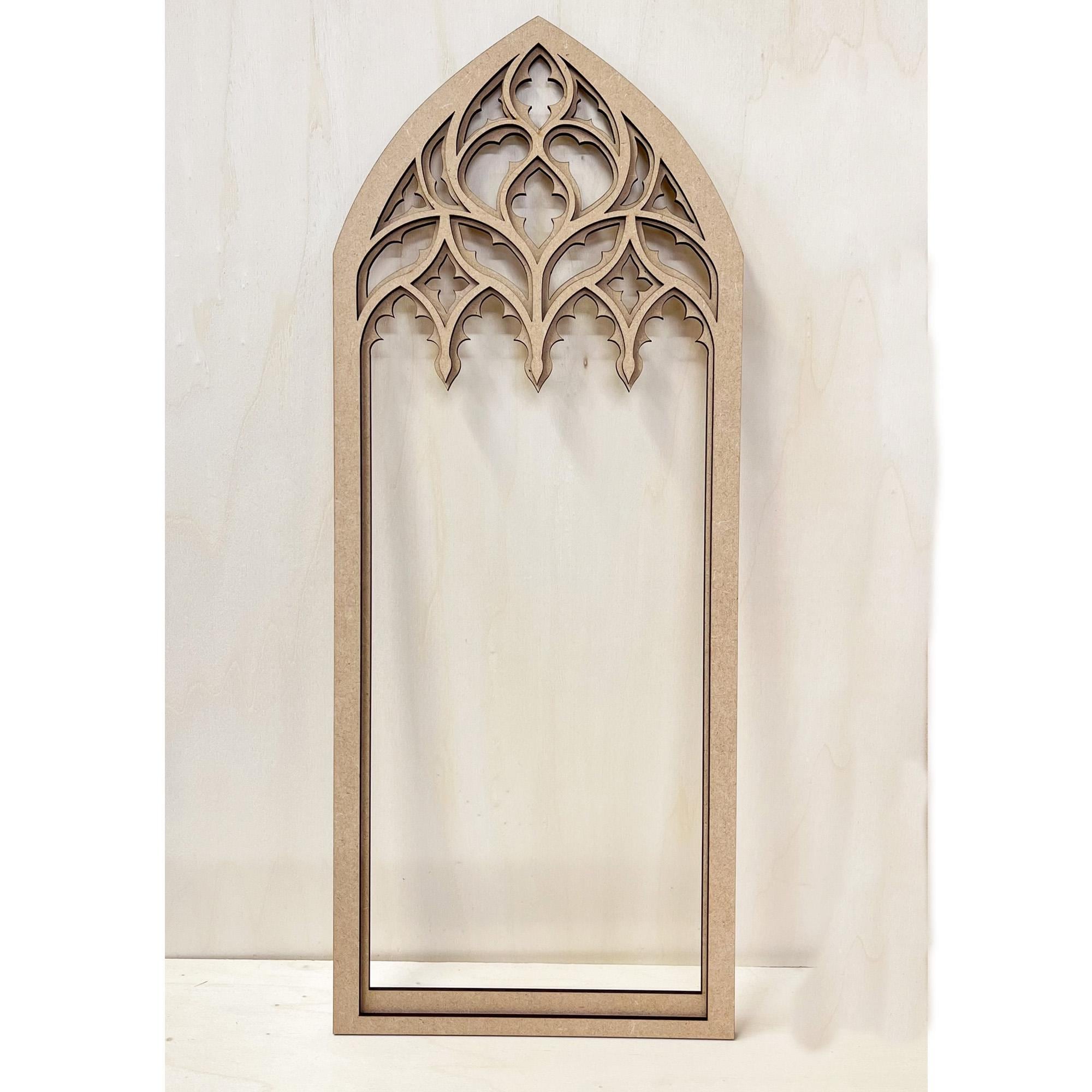 Gothic Tracery Home Decor, Cathedral Window Wall Decor DIY - Etsy