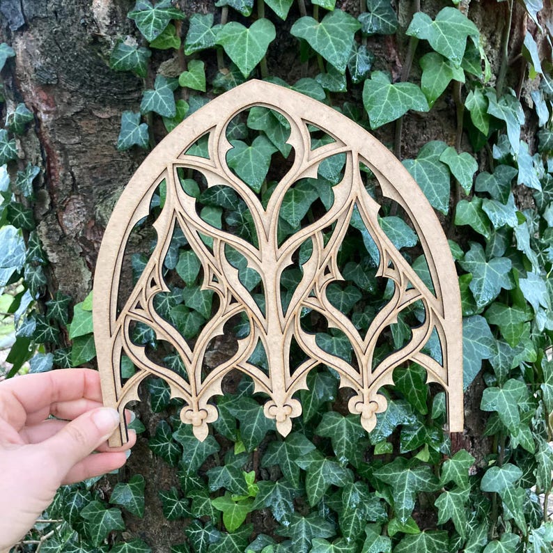 Wall Decor, Gothic Tracery Home Decor, Cathedral Window, Frame Making ...