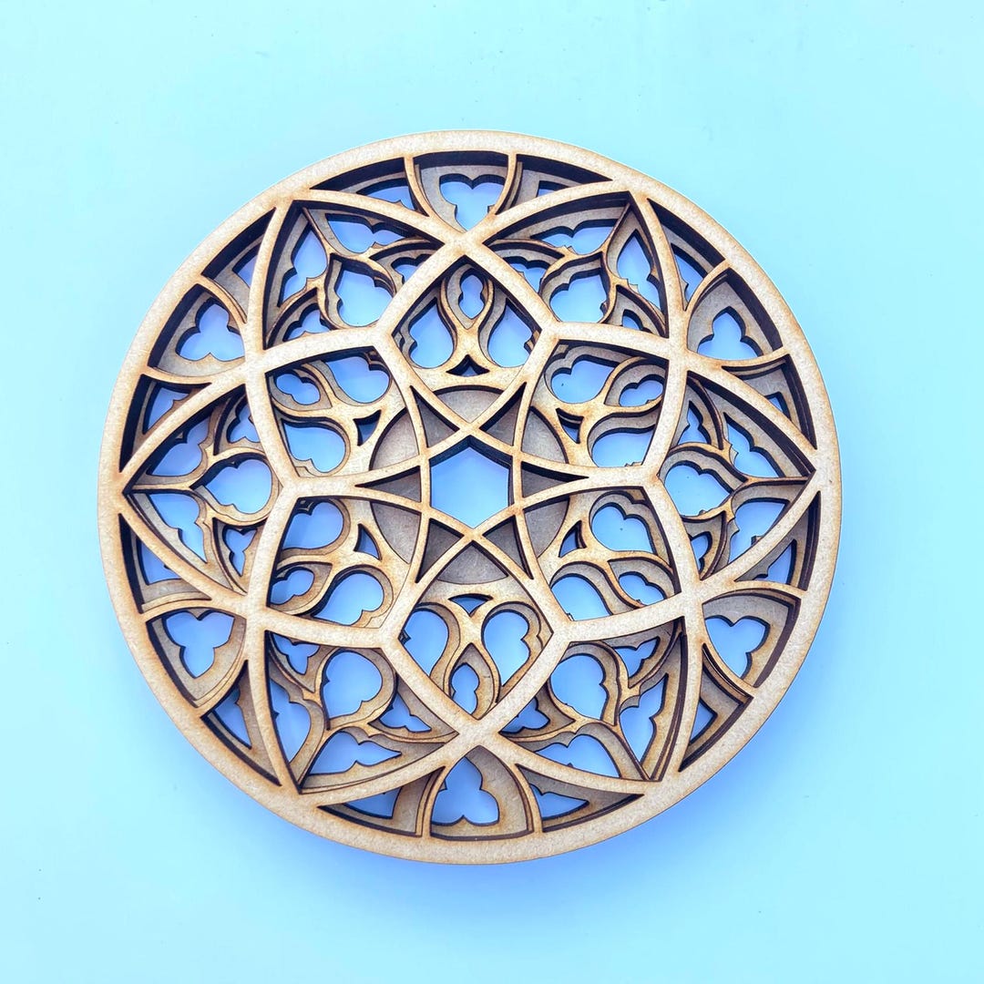 Gothic Cathedral Window Frame: MDF Wall Decor, Unpainted Finish - Etsy UK