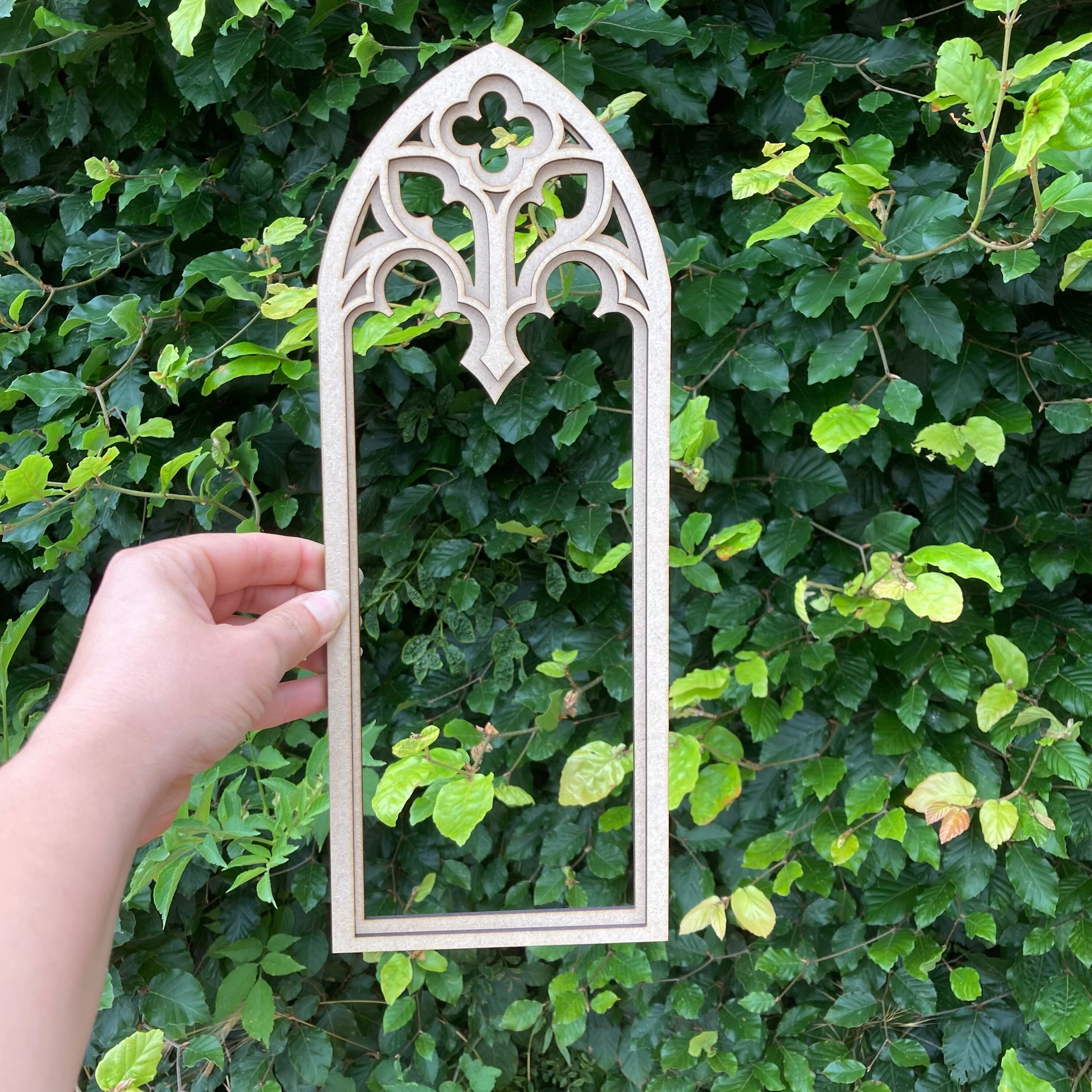 Wall Decor, Gothic Tracery Home Decor, Cathedral Window, Gothic Revival ...