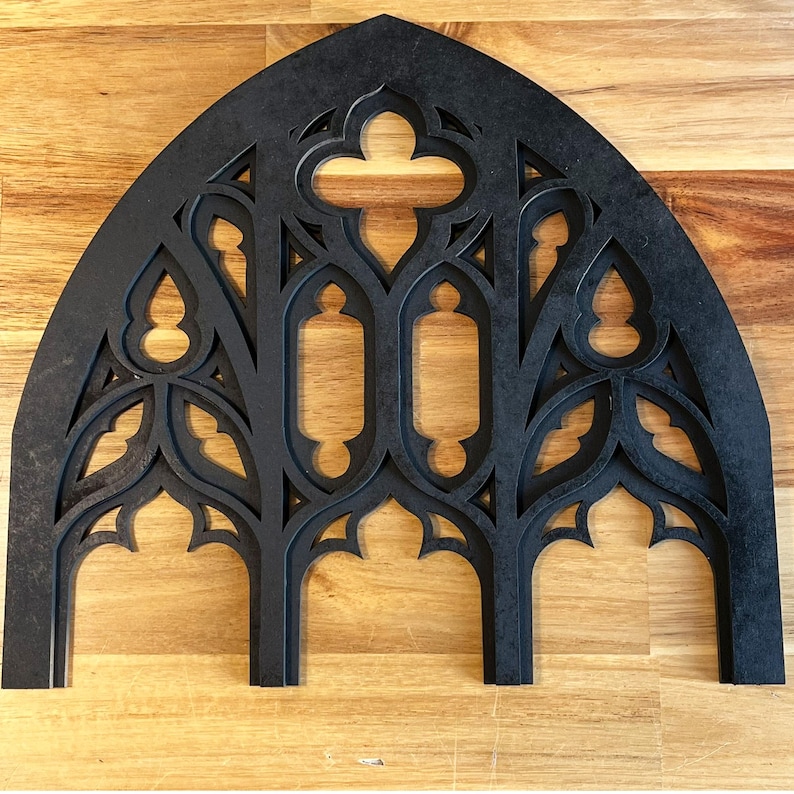 Cathedral Arch Wall Decor, Church Medieval Tracery Arch Decoration - Etsy