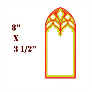 Cathedral Arch Picture Frame Kit, Gothic Decor, Witchy Decor, Wall Art ...