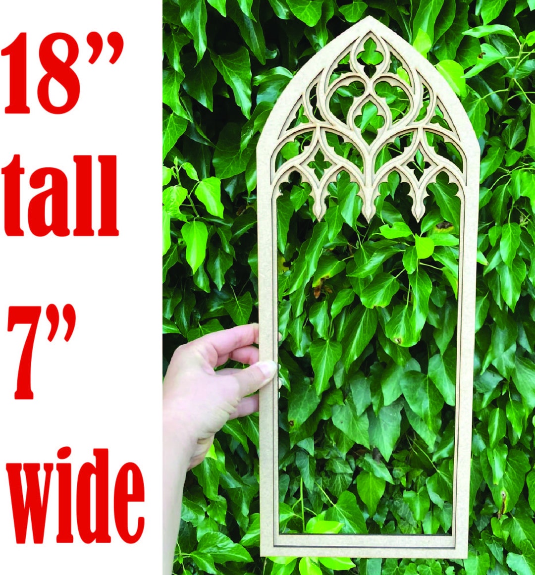 Wall Decor, Gothic Tracery Home Decor, Cathedral Window - Etsy