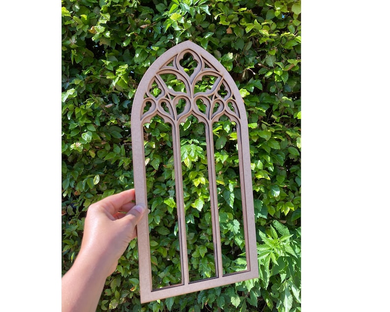 Wall Decor, Gothic Tracery Arch, Cathedral Window, Gothic Revival ...