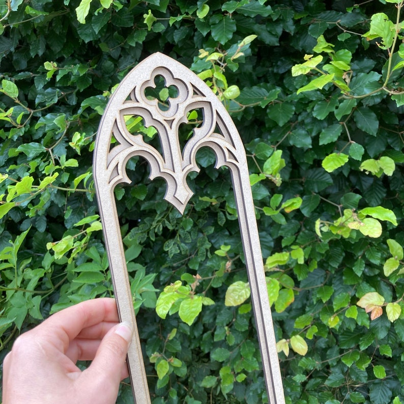 Wall Decor, Gothic Tracery Home Decor, Cathedral Window, Gothic Revival ...