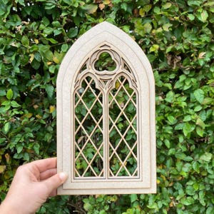 Gothic Revival Wall Decor, Gothic Tracery Home Decor, Cathedral Window ...